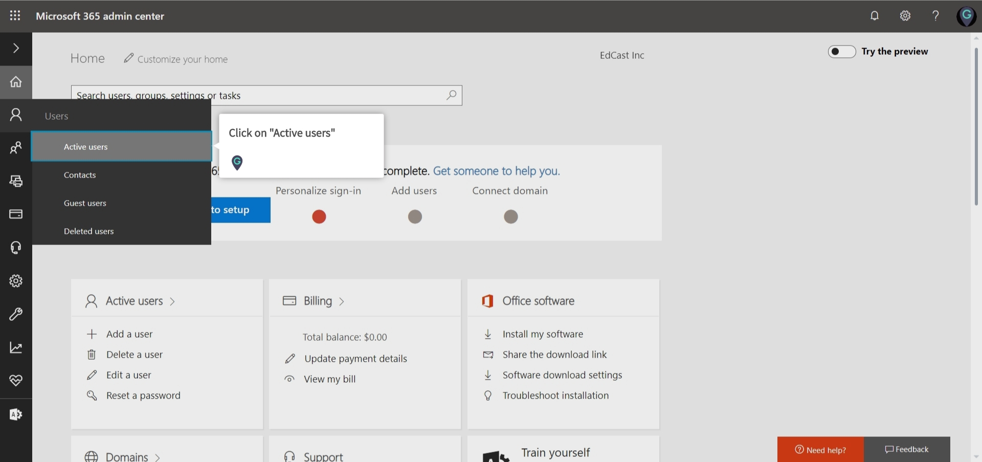 How To Reset Passwords For Multiple Users In Office 365 Admin Center A Guide By Myguide