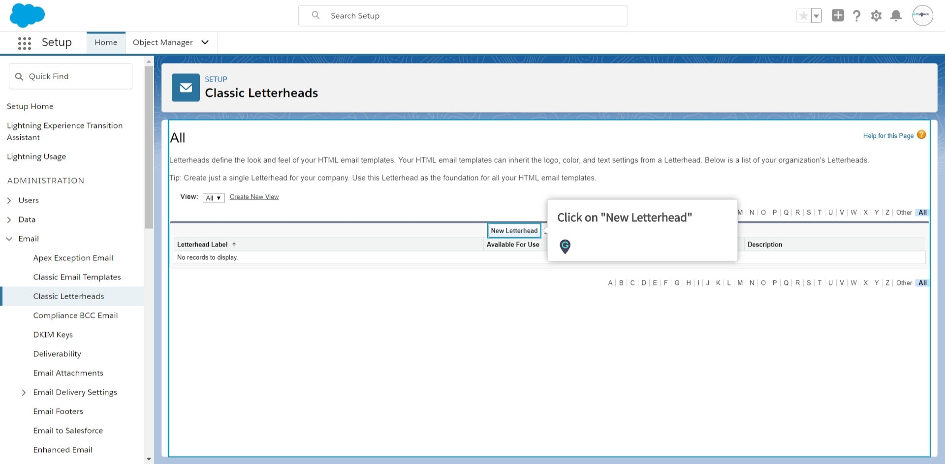 How To Create A Letterhead In Salesforce Lightning A Guide By Myguide