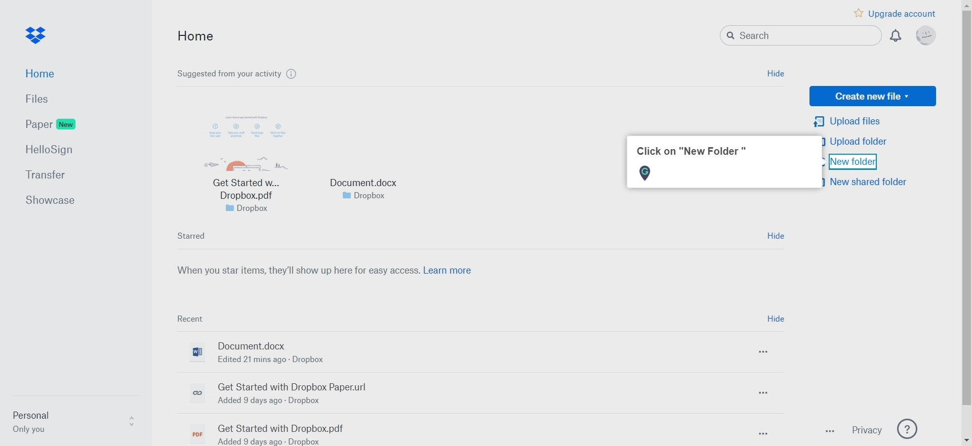 How To Create A New Folder Inside Dropbox A Guide By Myguide