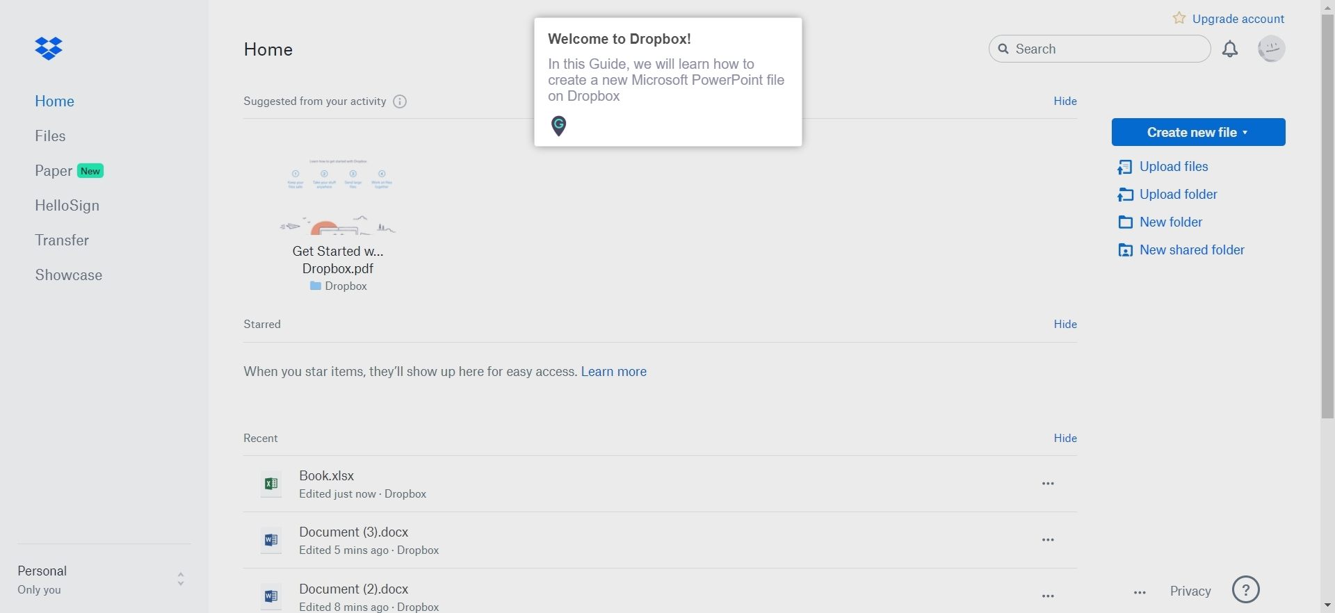 How To Create A New Microsoft Excel File On Dropbox A Guide By MyGuide